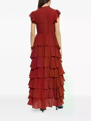 ALLSAINTS Shaela Ruffled Asymmetric Dress