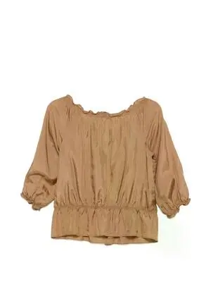 Aspesi Ruffled Blouse - Neutrals