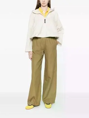Aspesi Elasticated Waist Wide Leg Trousers