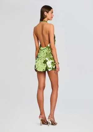 Retrofete Bondera Sequin Mini Dress - Kiwi