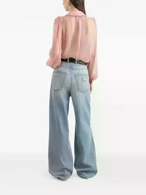 Dolce & Gabbana Ruffled Buttoned Top