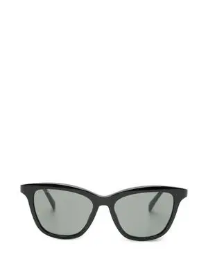 Gucci Geometric-frame Sunglasses - Black
