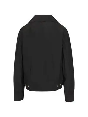 Herno Collared Zip Jacket - Black