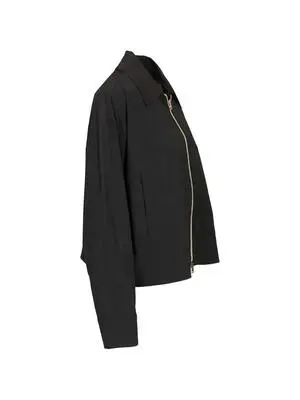 Herno Collared Zip Jacket - Black