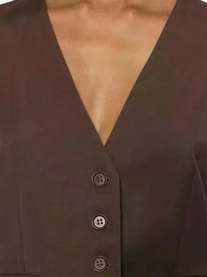 P.a.r.o.s.h Buttoned V-neck Gilet
