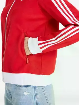 Adidas Classic Zip-up Sweatshirt - Red