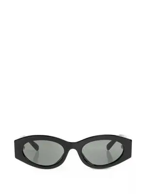 Tory Burch Oval-frame Sunglasses - Black