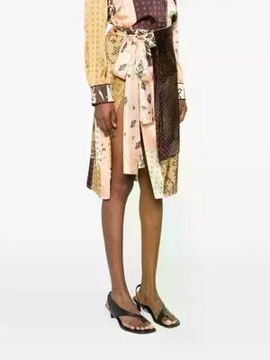 SIEDRES Floral-print Midi Skirt