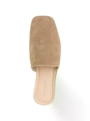 Our Legacy Cigarr Suede Mules - Neutrals