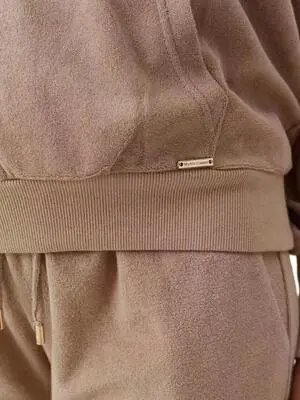 Melissa Odabash Drawstring Hoodie - Neutrals