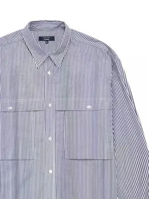 Comme Des Garçons Striped Chest-pocket Shirt