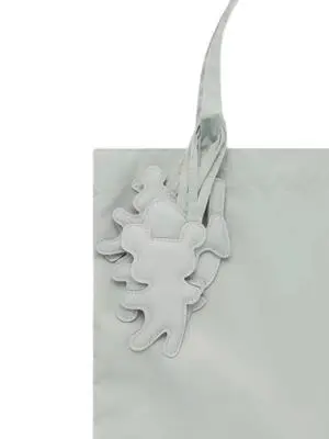 Comme Des Garçons Tote Bag With Charm Detail - Grey