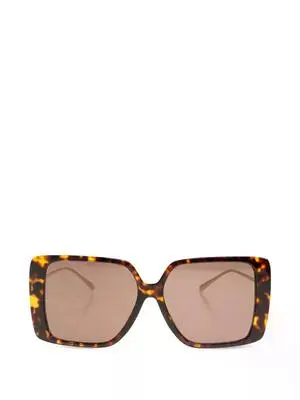 Tory Burch Square Frame Sunglasses - Brown