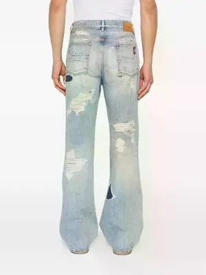 Amiri Distressed Regular Fit Jeans