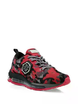 Philipp Plein Camouflage Runner Sneakers