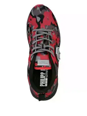 Philipp Plein Camouflage Runner Sneakers