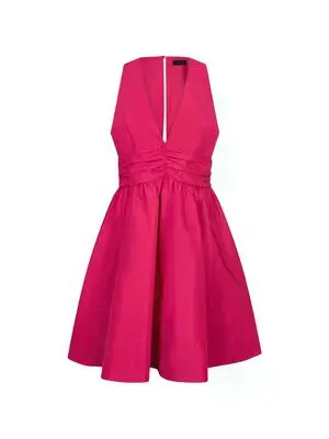 Liu Jo V-neck Gathered Dress - Pink