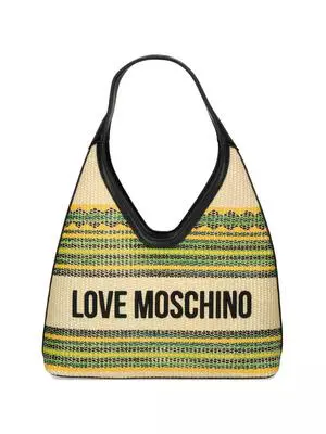 Moschino Striped Shoulder Bag