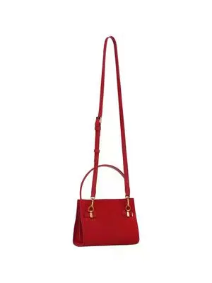 POTAMY Square-buckle Leather Mini Bag