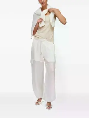 Liu Jo Mesh-design Cargo Trousers