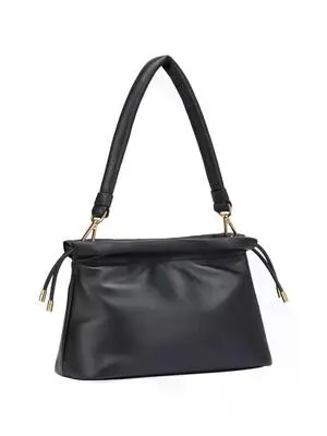 POTAMY Drawstring Leather Shoulder Bag