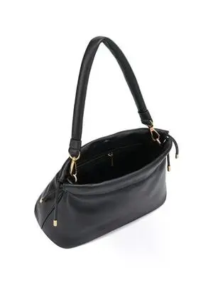 POTAMY Drawstring Leather Shoulder Bag