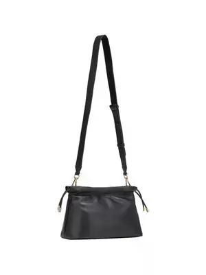 POTAMY Drawstring Leather Shoulder Bag