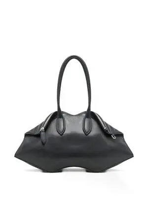 Alexander McQueen Manta Leather Shoulder Bag - Black