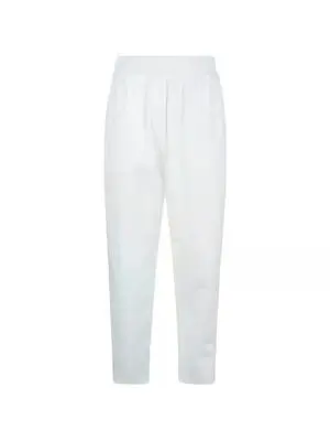 Eleventy Elastic-waistband Cropped Trousers