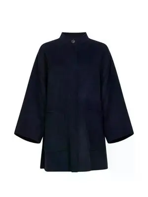 Max Mara Patch-pocket Coat - Blue