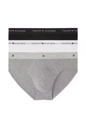 Tommy Hilfiger Logo-waistband Briefs - Grey