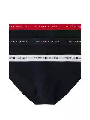 Tommy Hilfiger Logo-waistband Briefs - Black