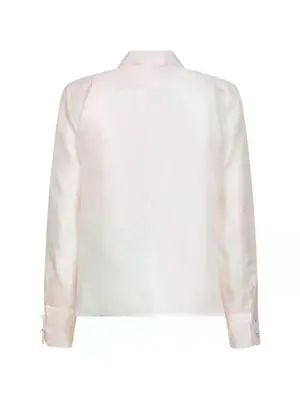 Max Mara Crystal-embellished Button Shirt