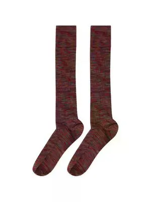 Red Valentino Ribbed Socks