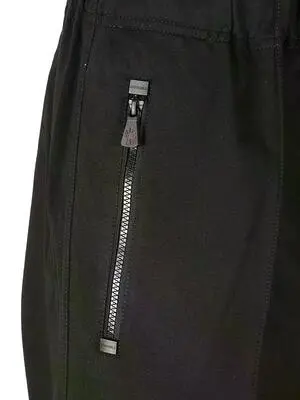 Moncler Drawstring Zip-detail Cotton Trousers