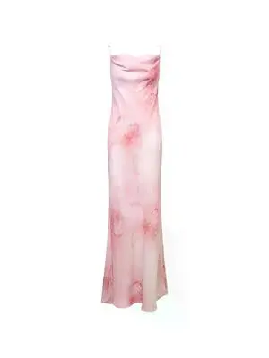 STOLEN STORES Floral-print Maxi Dress - Pink