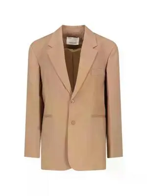 THE FRANKIE SHOP Crosby Wrap Blazer - Neutrals