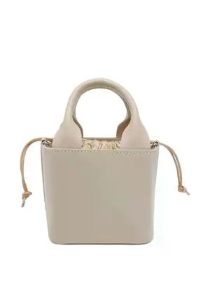 D.a.t.e. Cubo Leather Handbag