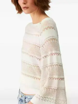 Liu Jo Openwork Round-neck Blouse