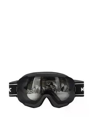 Montblanc Mountain-themed Ski Goggles - Black