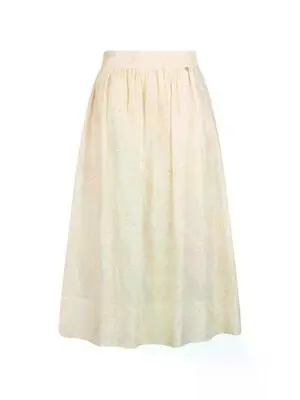 Liu Jo Floral Embroidered Skirt - Neutrals