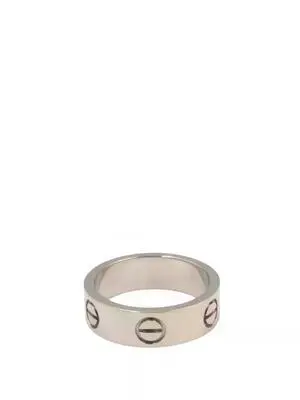 CARTIER 2010-2025 18k White Gold Classic Love Ring - Silver