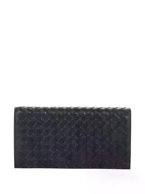 Bottega Veneta Intrecciato Wallet - Blue