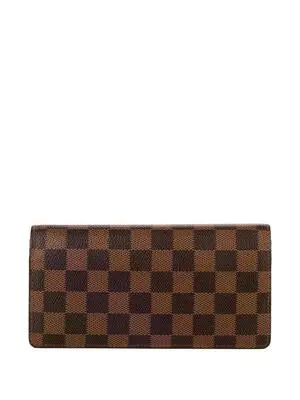 LOUIS VUITTON Damier Ebène Canvas Wallet - Brown