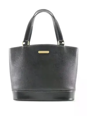 Burberry 2000-2017 Leather Tote Bag - Black