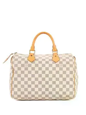 LOUIS VUITTON 30 Speedy Tote Bag - White