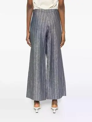 Max Mara Cresta Striped Drawstring Trousers