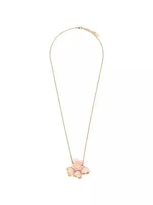 Chloé Bouquet Enamel Necklace - Gold