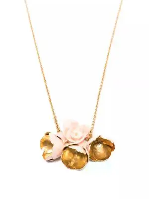Chloé Bouquet Enamel Pendant Necklace
