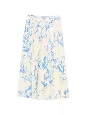 ROSSO 35 Floral Skirt - Neutrals